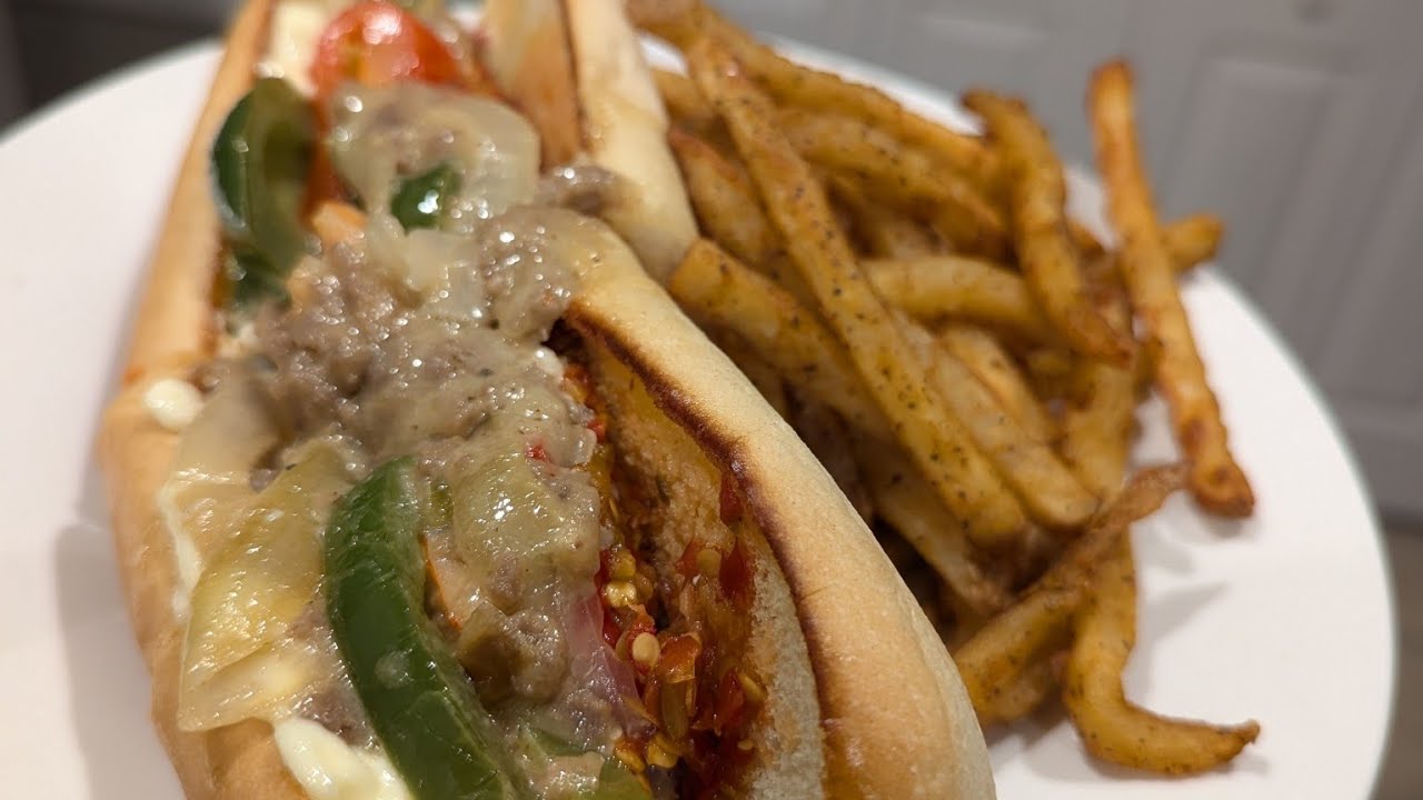 Surf&Turf Cheese Steaks - YouTube
