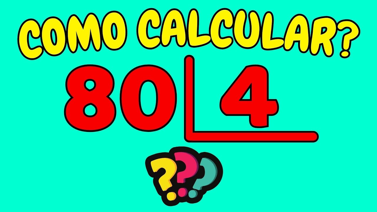 COMO CALCULAR 80 DIVIDIDO POR 4 Dividir 80 Por 4 YouTube como-calcular-80-dividido-por-4-dividir-80-por-4-youtube