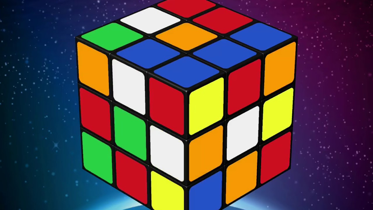 Playing a Rubix cube type app on my tablet - YouTube