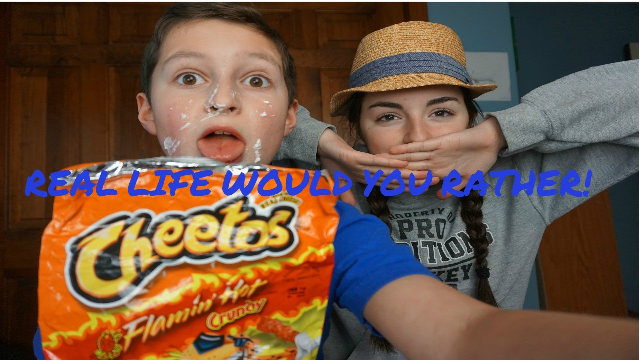 Real Life Would You Rather W My Sister Youtube