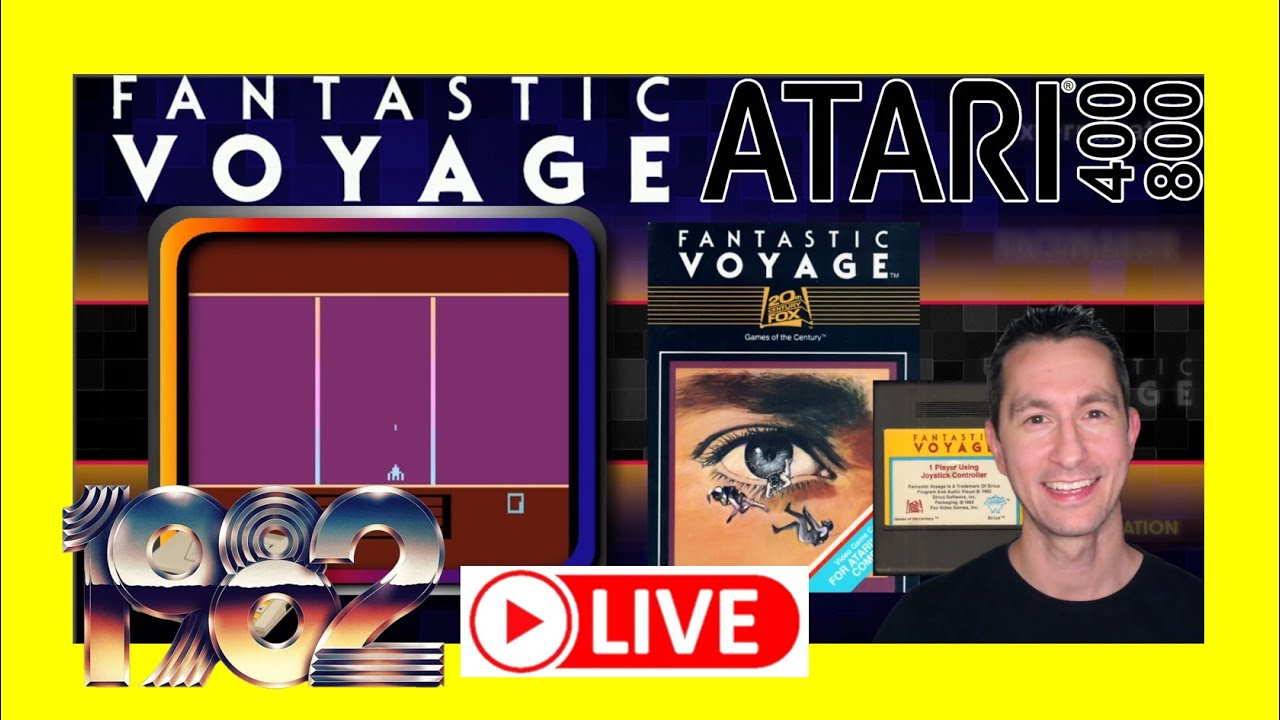 Fantastic Voyage (Atari 800) - Chronologically Gaming is LIVE! #atari #retro #computer - YouTube