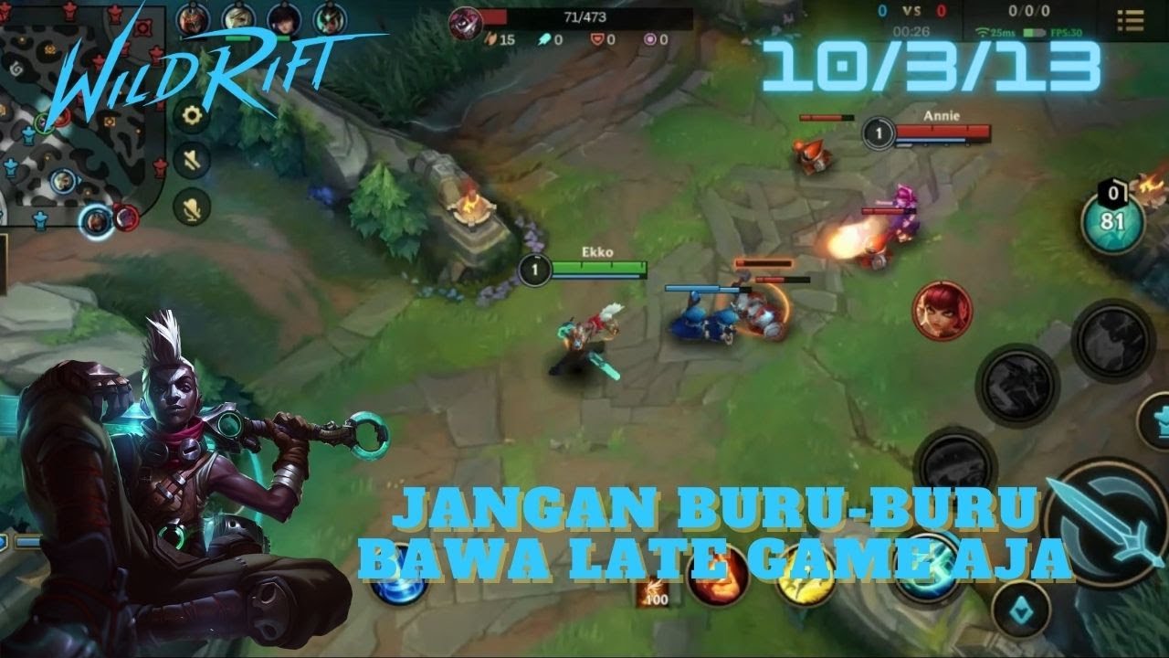 Ekko Vs Annie Mid Lane | League Of Legends Wild Rift - YouTube
