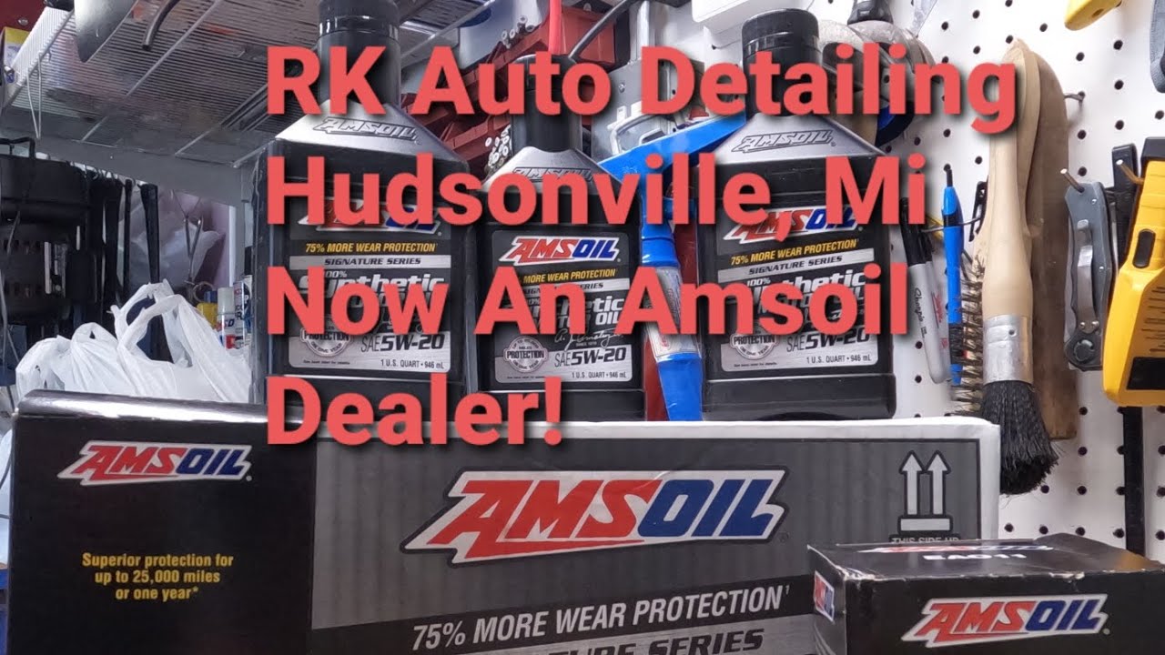 RK Auto Detailing, Hudsonville, Michigan Now An Amsoil Dealer! - YouTube