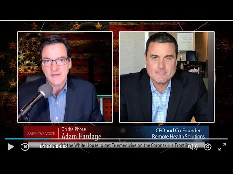 CEO Adam Hardage with Remote Health Solutions joined Americas Voice ...