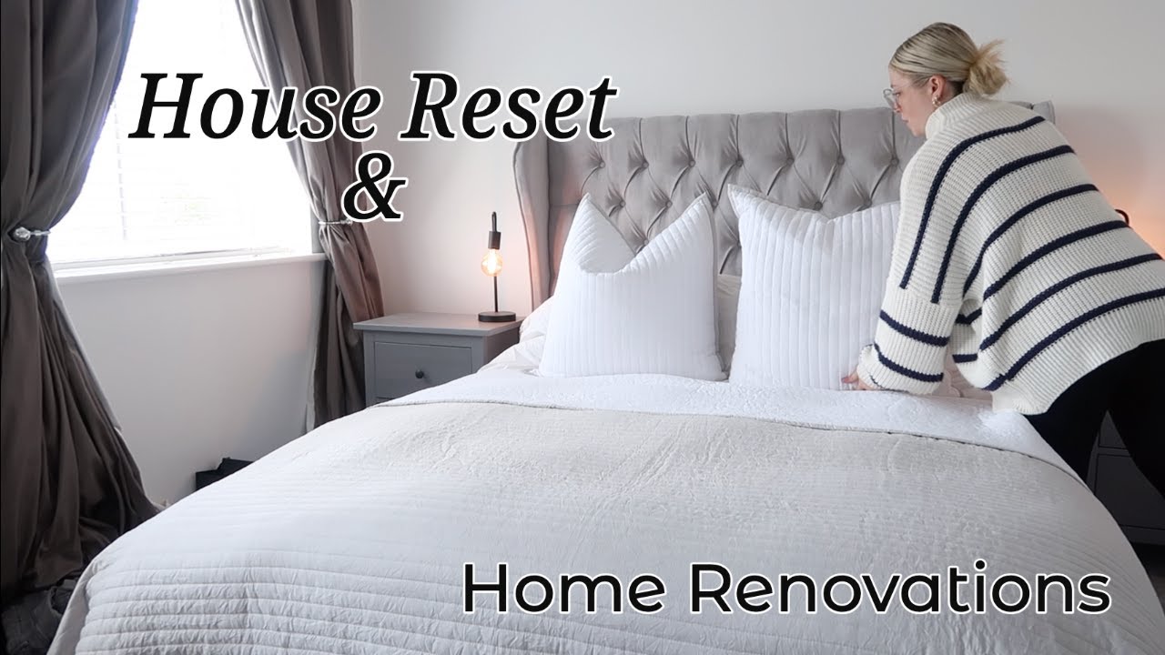 DAILY VLOG & HOUSE RESET AND CLEAN WITH ME | HOME RENOVATIONS REVEALED ...