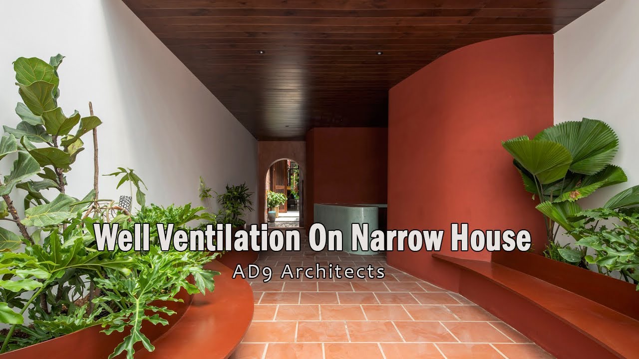 Long Narrow House Design That Excellently Provides Ventilation And ...