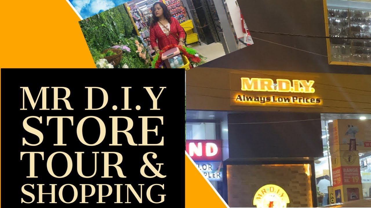 Mr DIY store tour & shopping II Mr DIY in Delhi Dwarka - YouTube