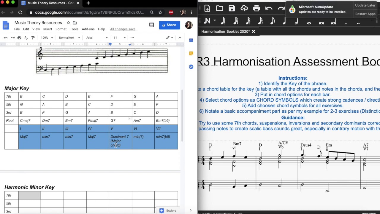 Music Theory - Harmonisation 1 - YouTube
