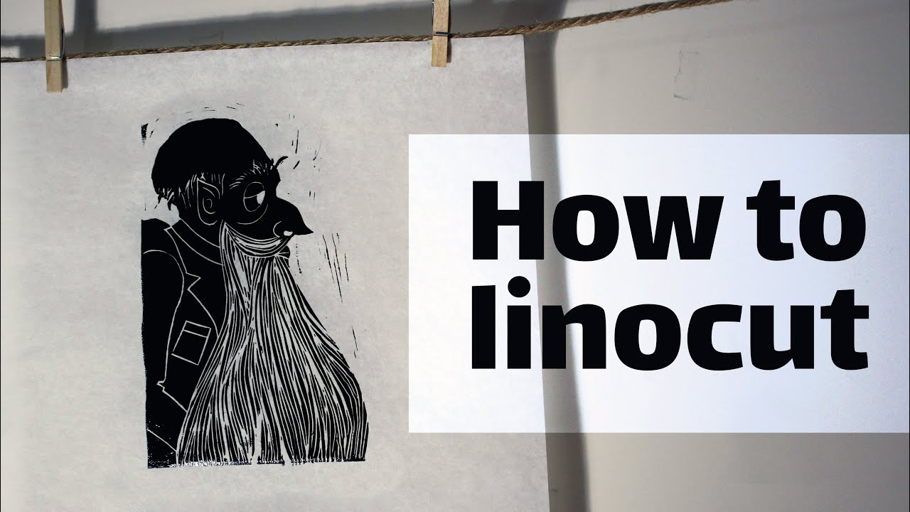 how to lino-printing | lino cut tutorial | linocut for beginners - YouTube