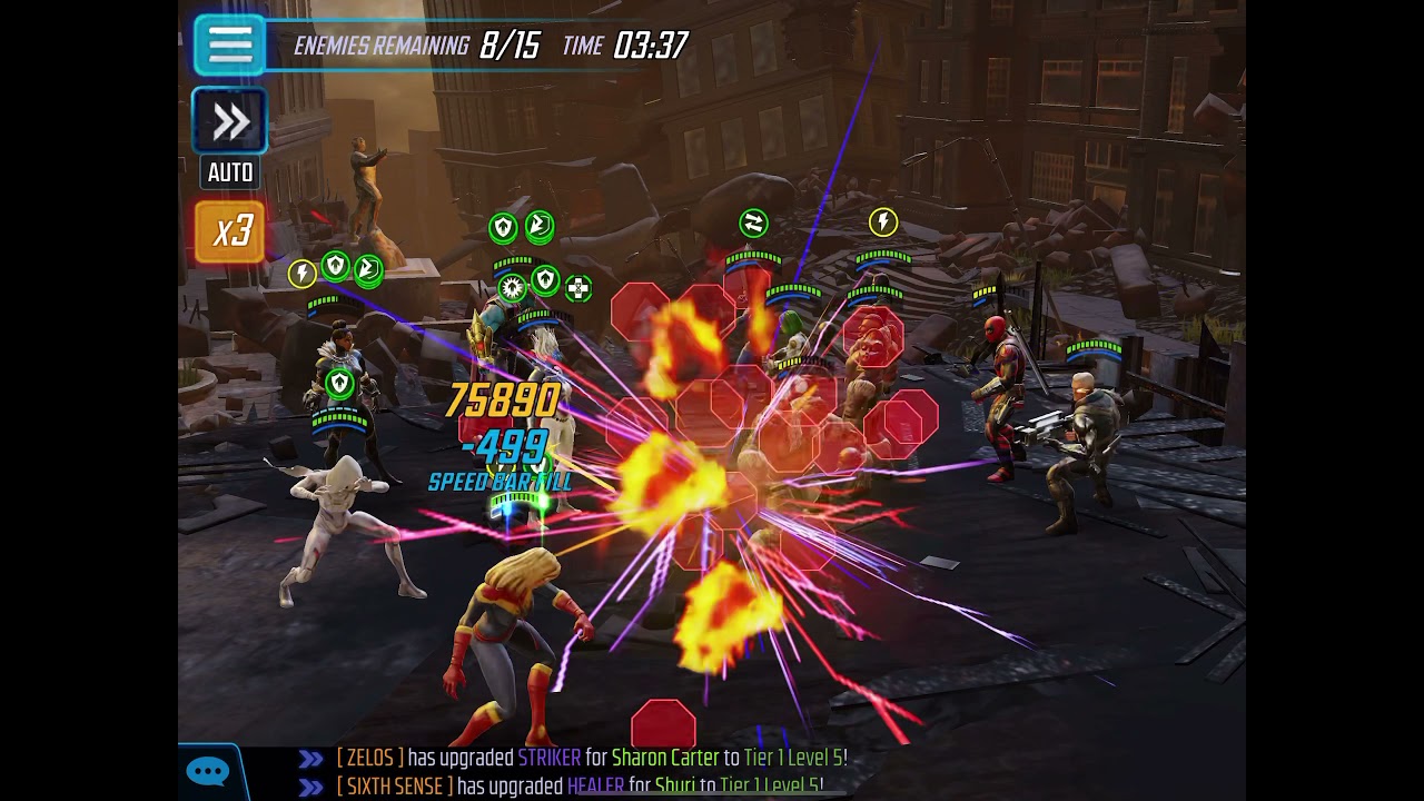 Gamma Raid IV Difficulty 3 Mini Boss Node - One Shot Node C9 K9 ...