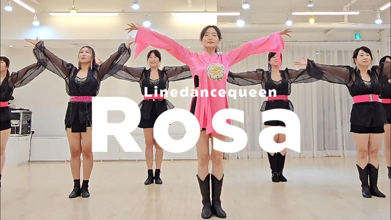 Rosa Line Dance l Intermediate l 로사 라인댄스 l Linedancequeen l Junghye Yoon - YouTube