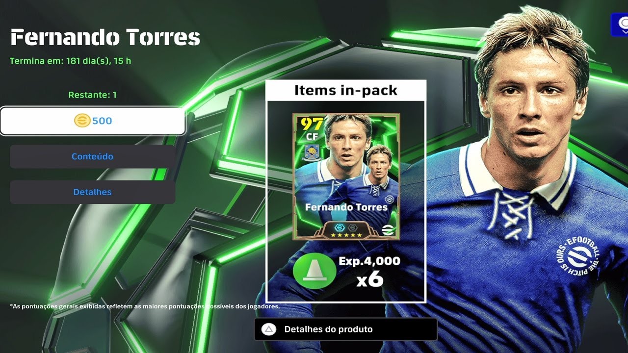 300 MOEDAS GRÁTIS! PACOTE DO FERNANDO TORRES, ENDRICK POTW! ATUALIZAÇÃO ...