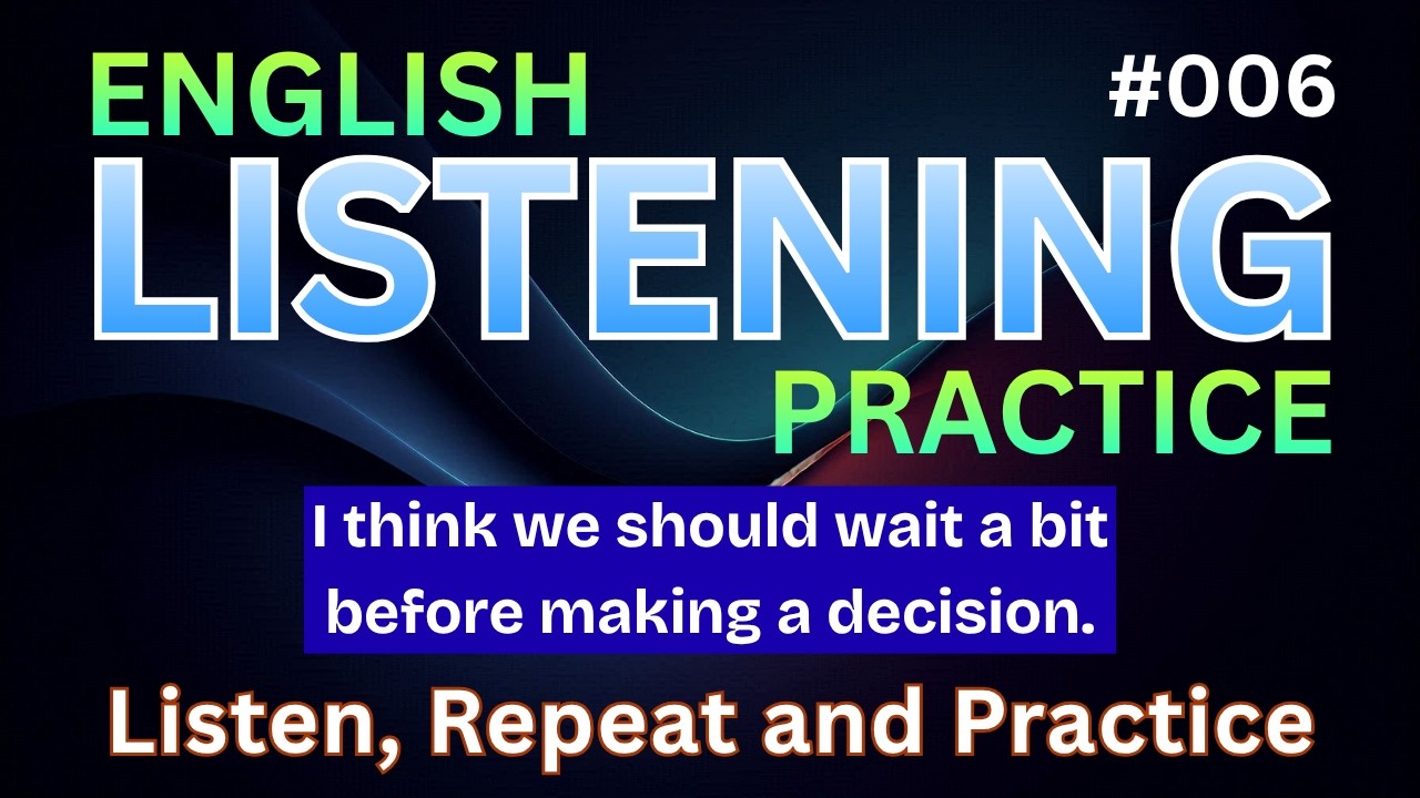 8 Minutes Listening & Reading Practice | English Listening Practice ...