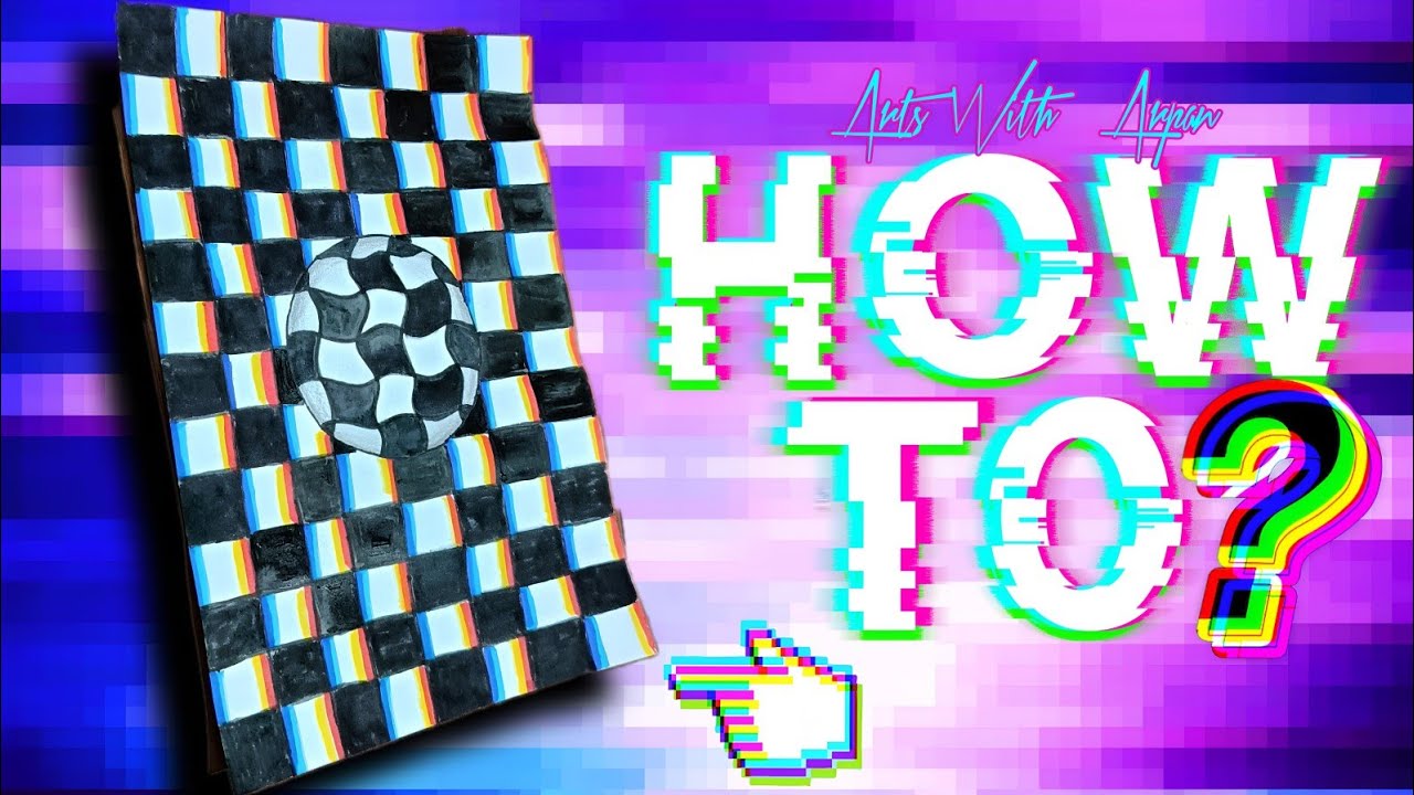 How To Draw a GLITCH Effect on Paper | How To Draw GLITCH Effect | Arts ...