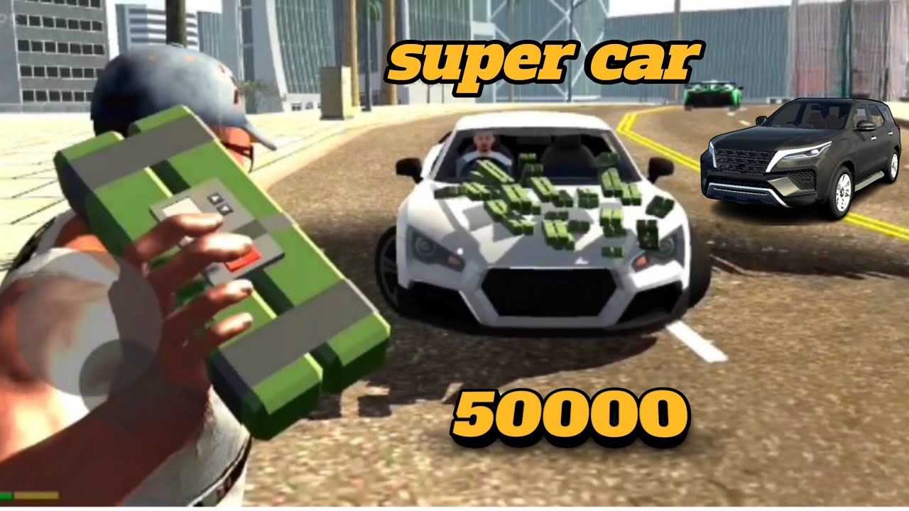 STICKY BOMB VS SUPER CAR | INDIAN BIKE DRIVING 3D #gta5 #game #supercar ...