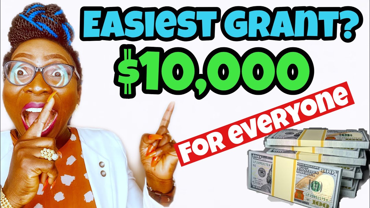 GRANT money EASY $10,000! 3 Minutes to apply! Free money not loan - YouTube