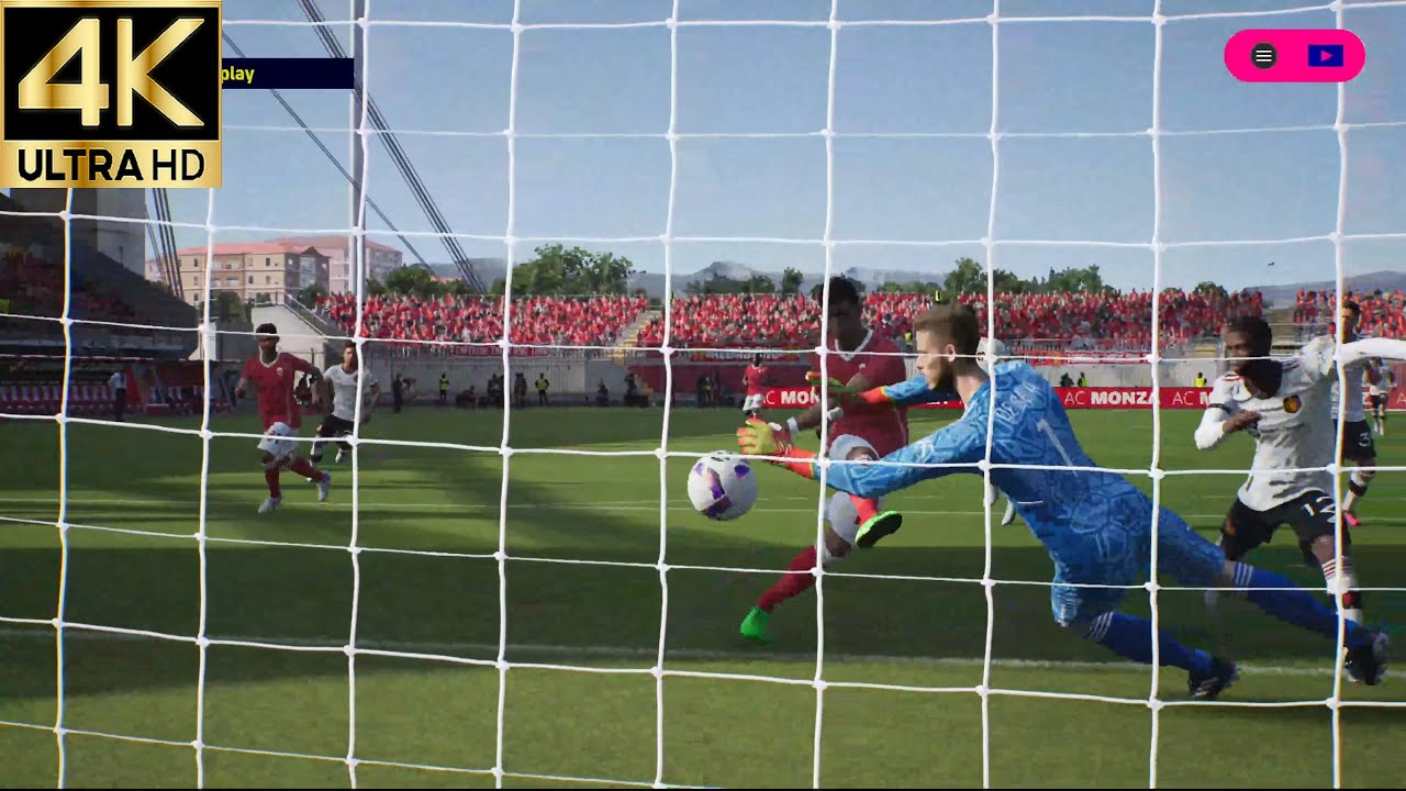 4K eFootball Nottingham Forest vs Manchester United superstar ...