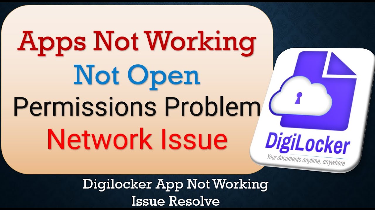 How To Fix Digilocker App Not Working Not Open Space Issue Keeps 7749