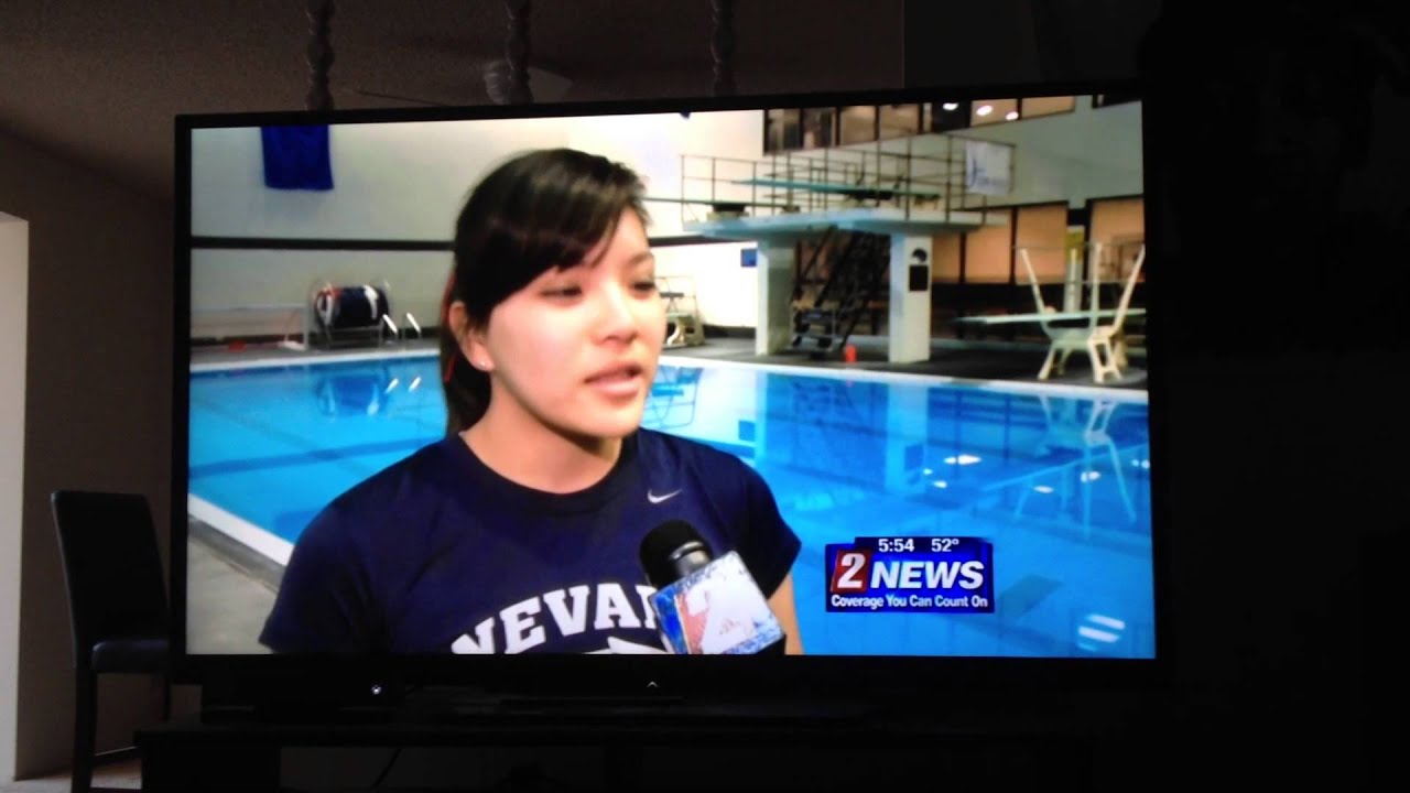 Women's swimming and diving NCAA interview - YouTube