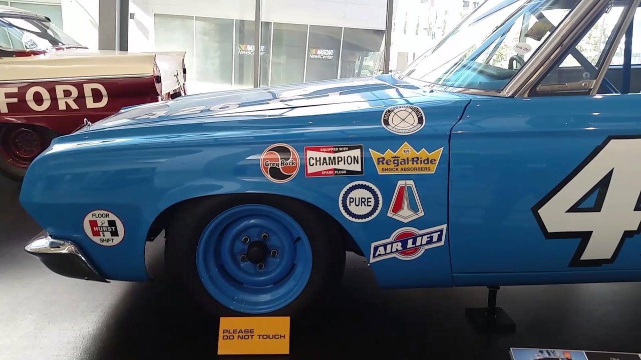 Richard Petty #43 1964 Plymouth Belvedere Nascar Stock Car, Nascar Hall ...