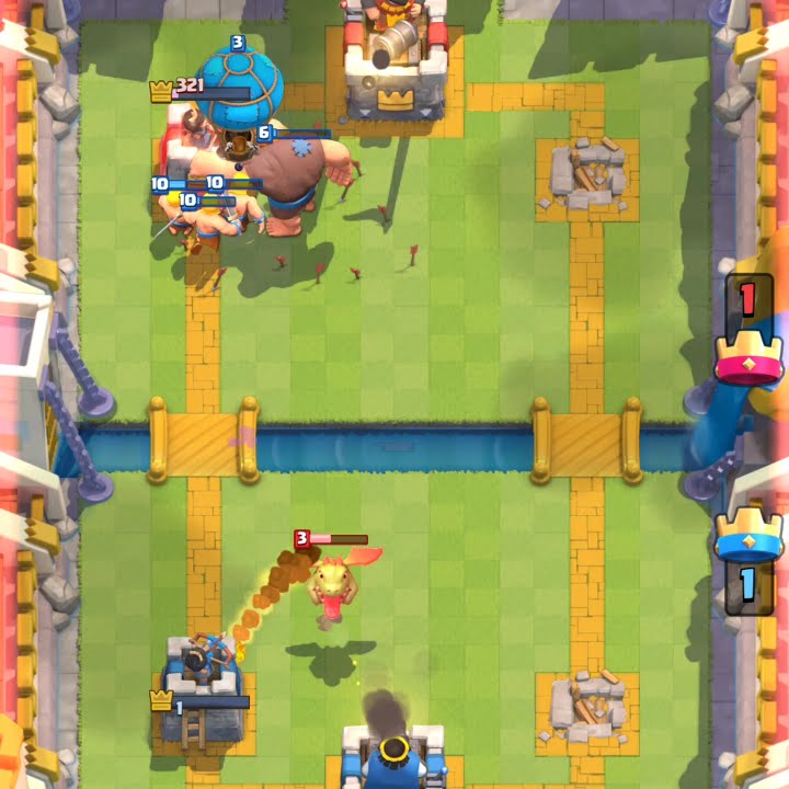 Clash Royale - Arena 7 - Simultaneous Tower Takedown During Overtime ...