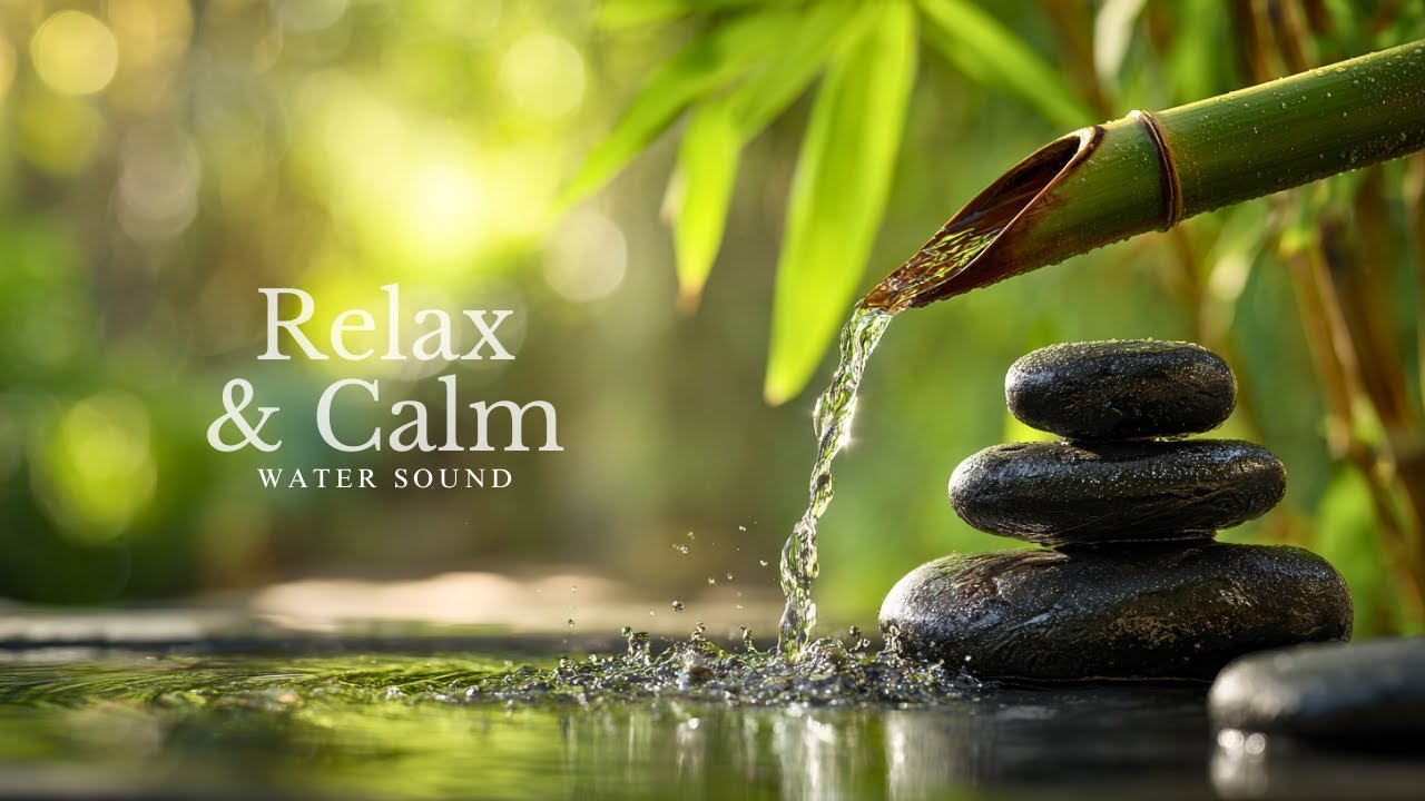 Relaxing Piano & Flowing Water Sounds | Meditation Music for Deep Sleep ...