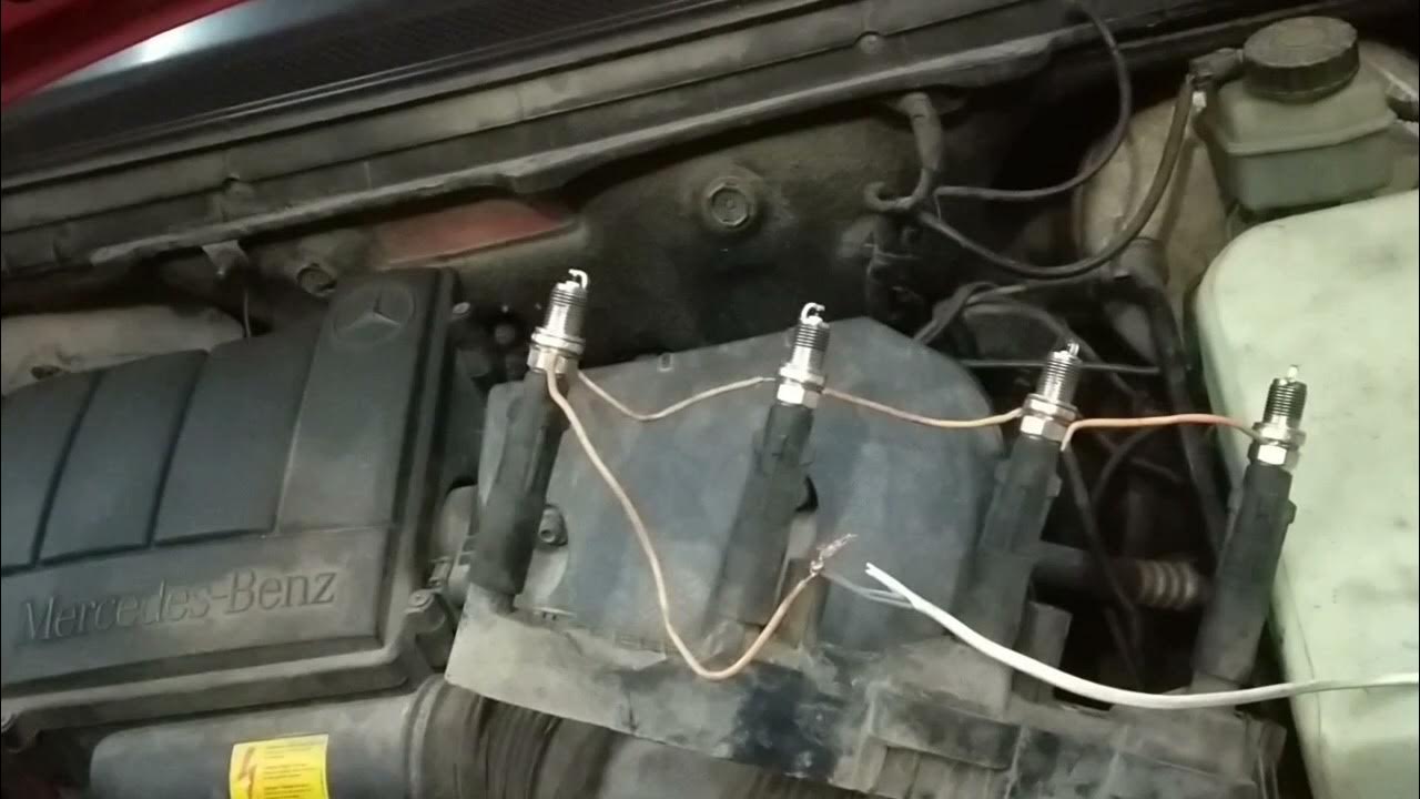 Мерседес А класс катушка зажигания - YouTube