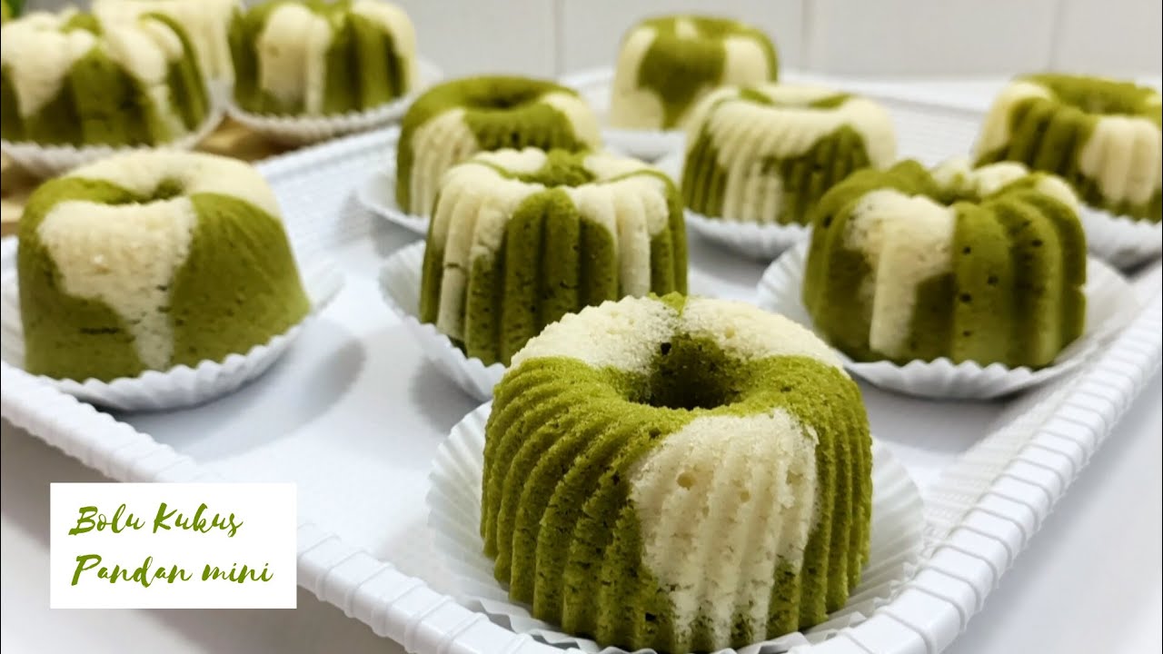 Resep BOLU KUKUS PANDAN MINI ini beneran enak banget - YouTube