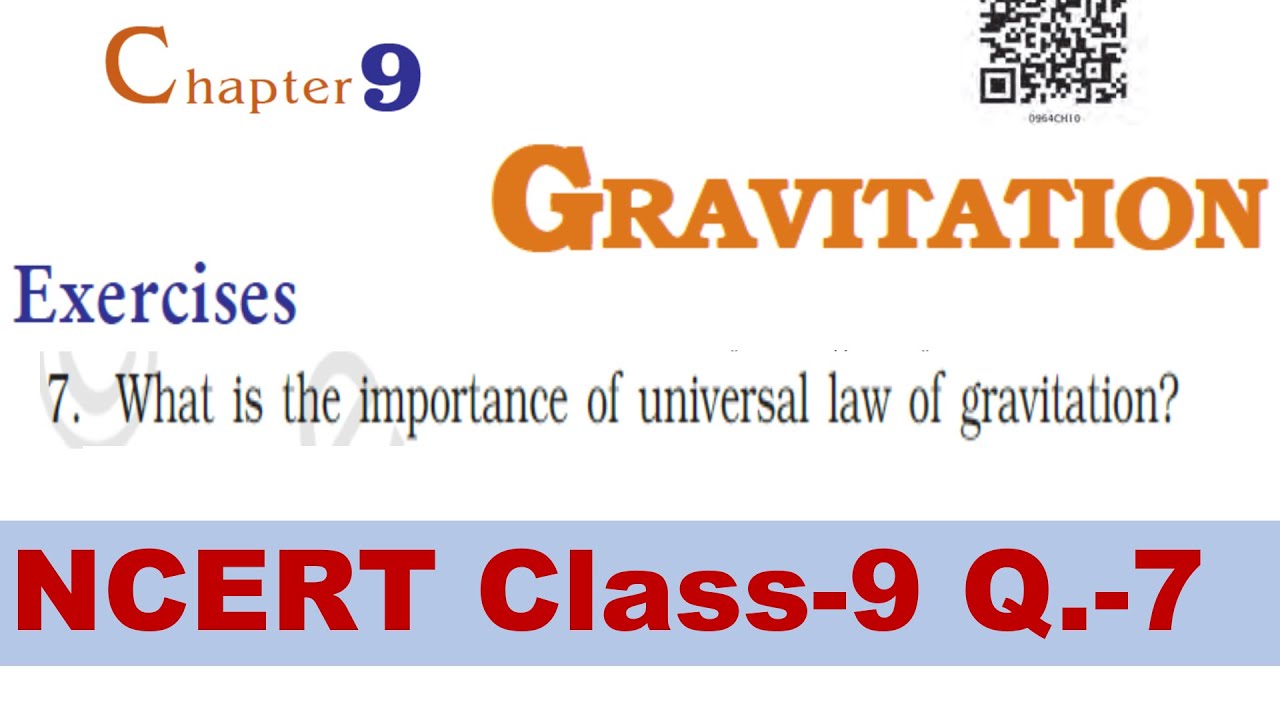 Q.-07 NCERT Class 9 Science Chapter 9 Gravitation Exercise Question 7 ...