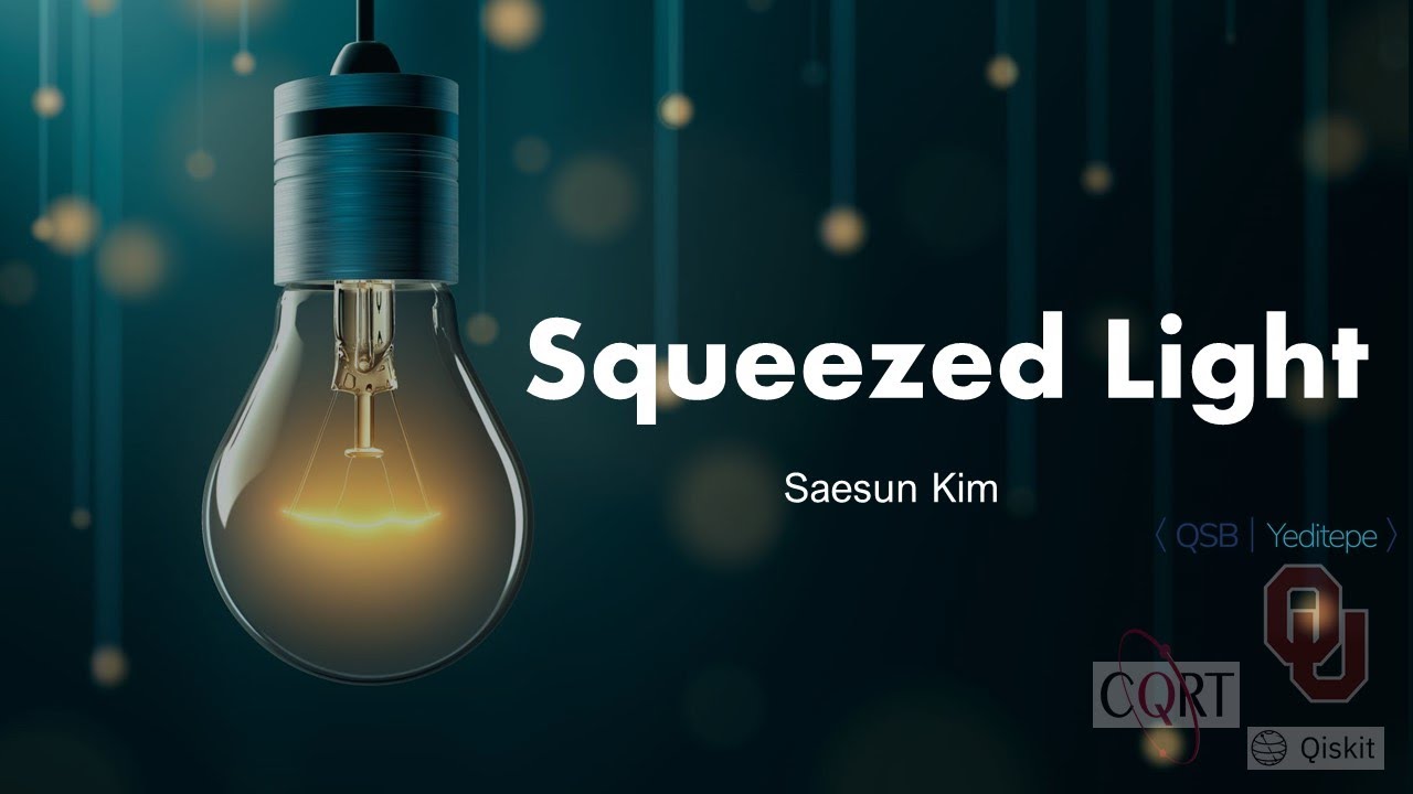 Squeezed light and application toward Quantum technology. - YouTube