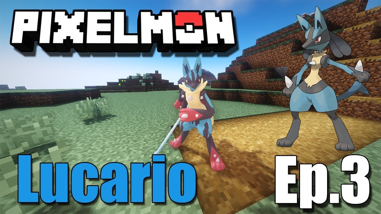 [Minecraft Pixelmon]Ep.3 เจอLucarioโครตเท่ - YouTube