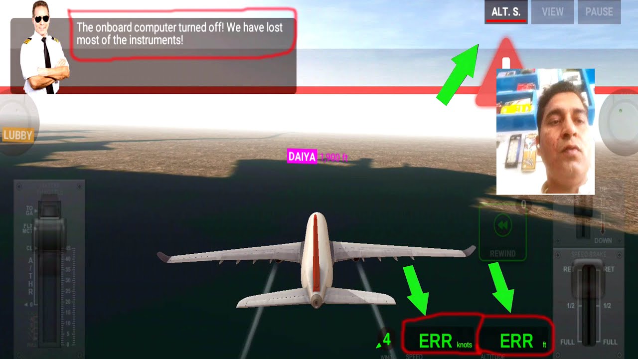 Airbus A320 Full Landing The onboard Computer Turned off - YouTube