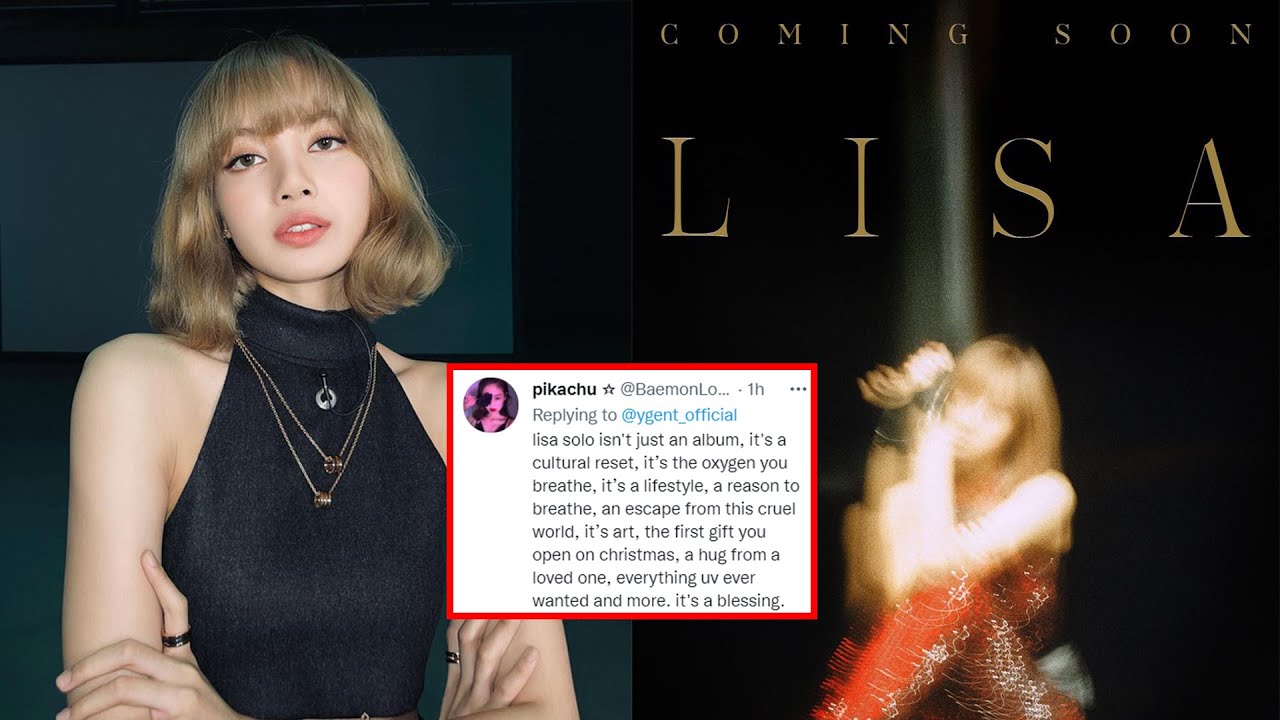 The poster of Lisa's solo debut is officially released! #LISAISCOMING ...