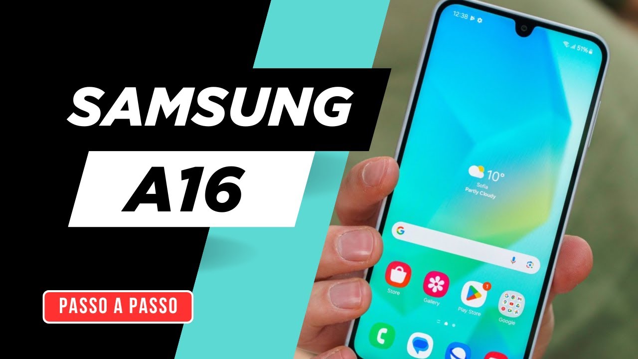 Como colocar em 1 minuto a luz de fundo da tela no Samsung Galaxy A16 ...