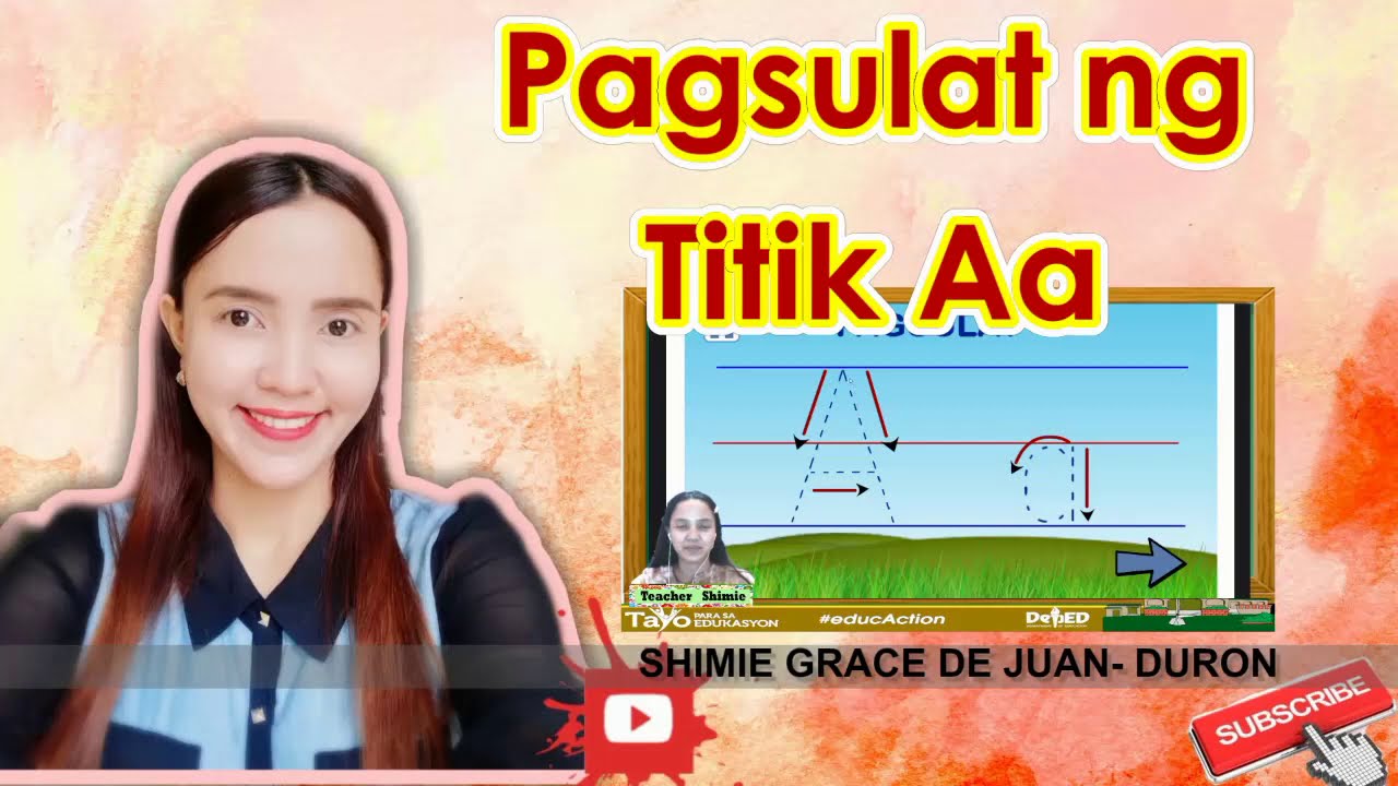 Pagsulat ng Titik Aa #MELC BASED - YouTube