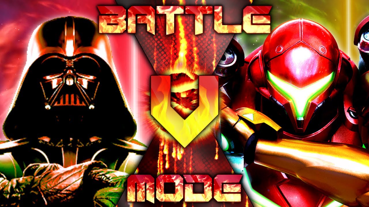 DARTH VADER vs SAMUS ARAN (Star Wars vs Metroid) | BATTLE MODE | EP. 96 ...