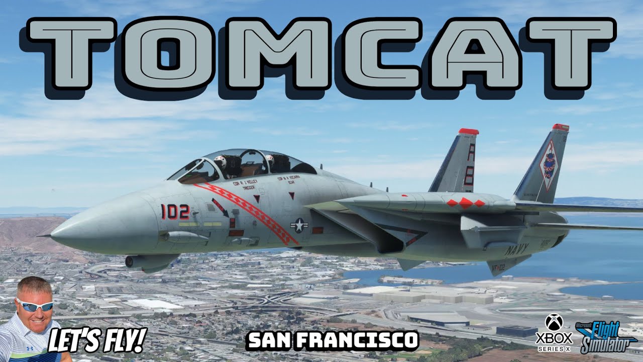 F-14 Tomcat Launches From Carrier And Patrols San Francisco! MICROSOFT ...