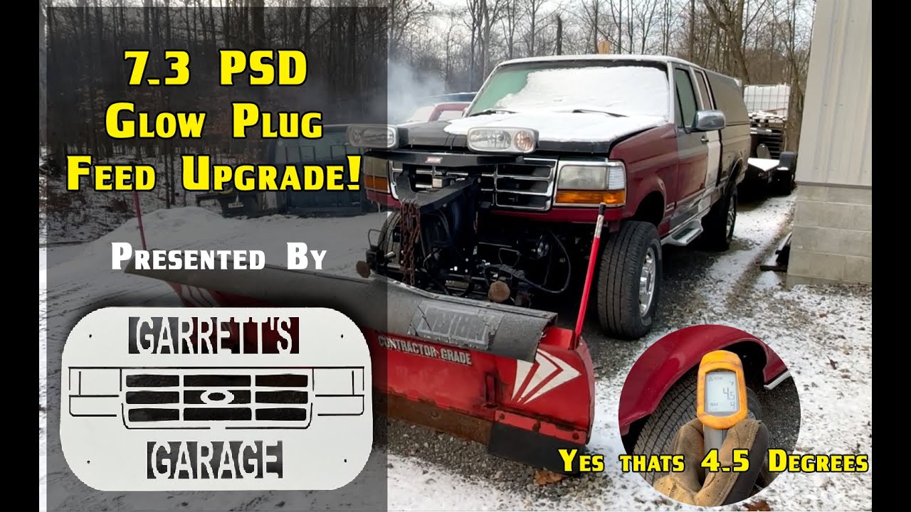 7.3 Glow Plug Feed Upgrade! - YouTube