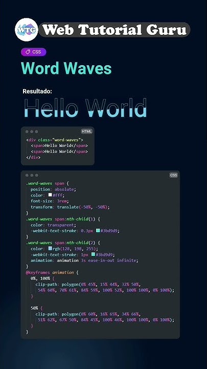 Text Water Effect Using Only Html Css Shorts Short Webtutorialguru Webdesign Csseffect