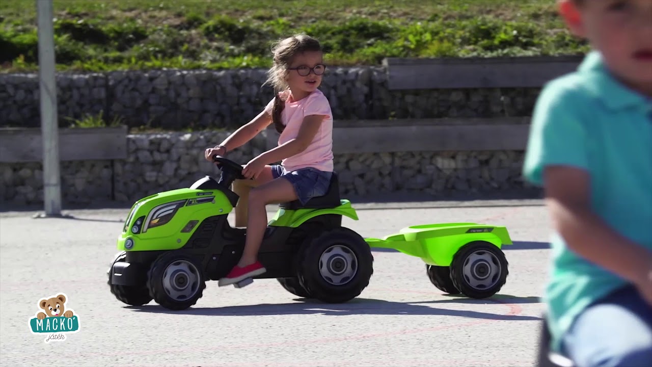 Gyerek traktor Farmer XL Smoby - YouTube