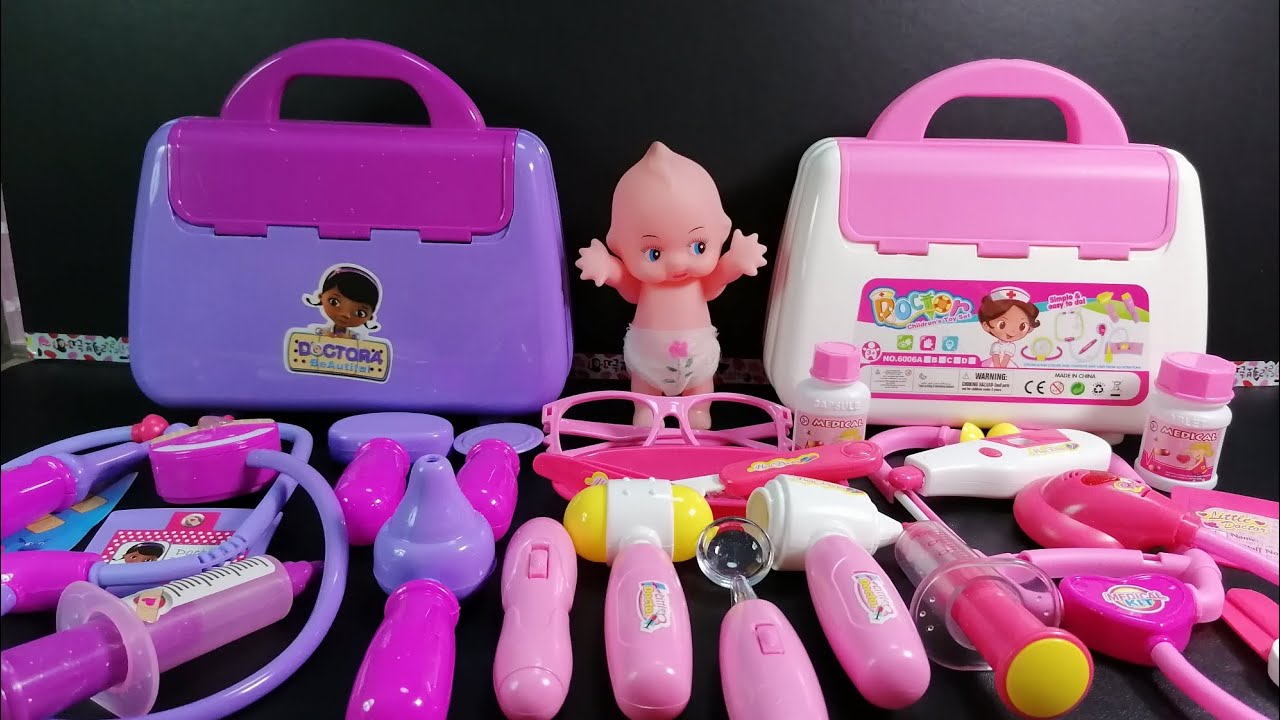 20:40 Minutes Satisfying with Unboxing Pink and Purple Doctor Medical ...