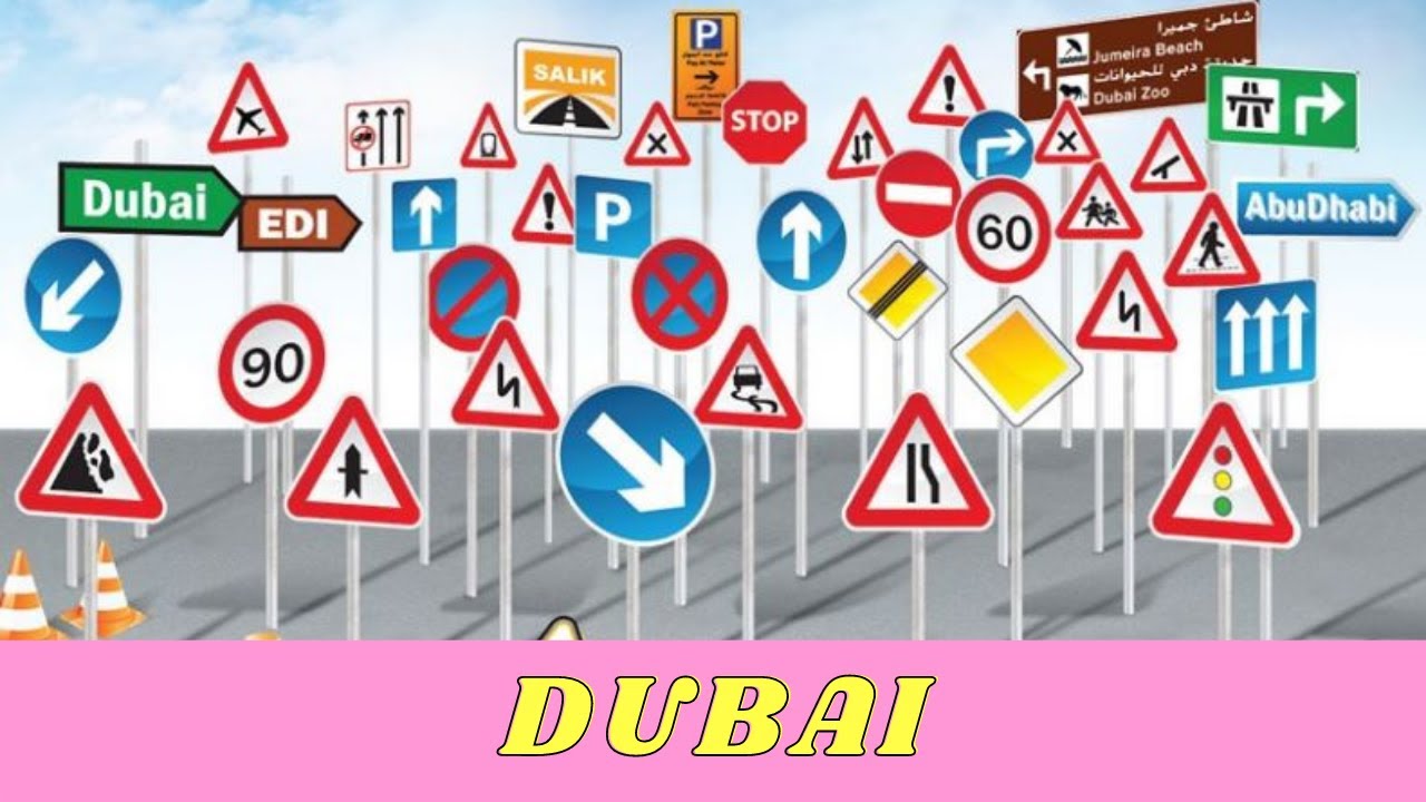Dubai Road Signs Theory Test Driving License Questions And Answers