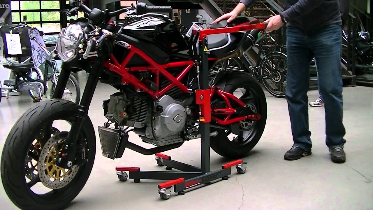 www bike tower de Zentralständer Bimota DB6 - YouTube