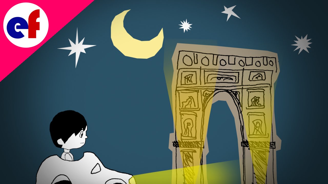 PARIS Animated Fan Art I Explore France - YouTube