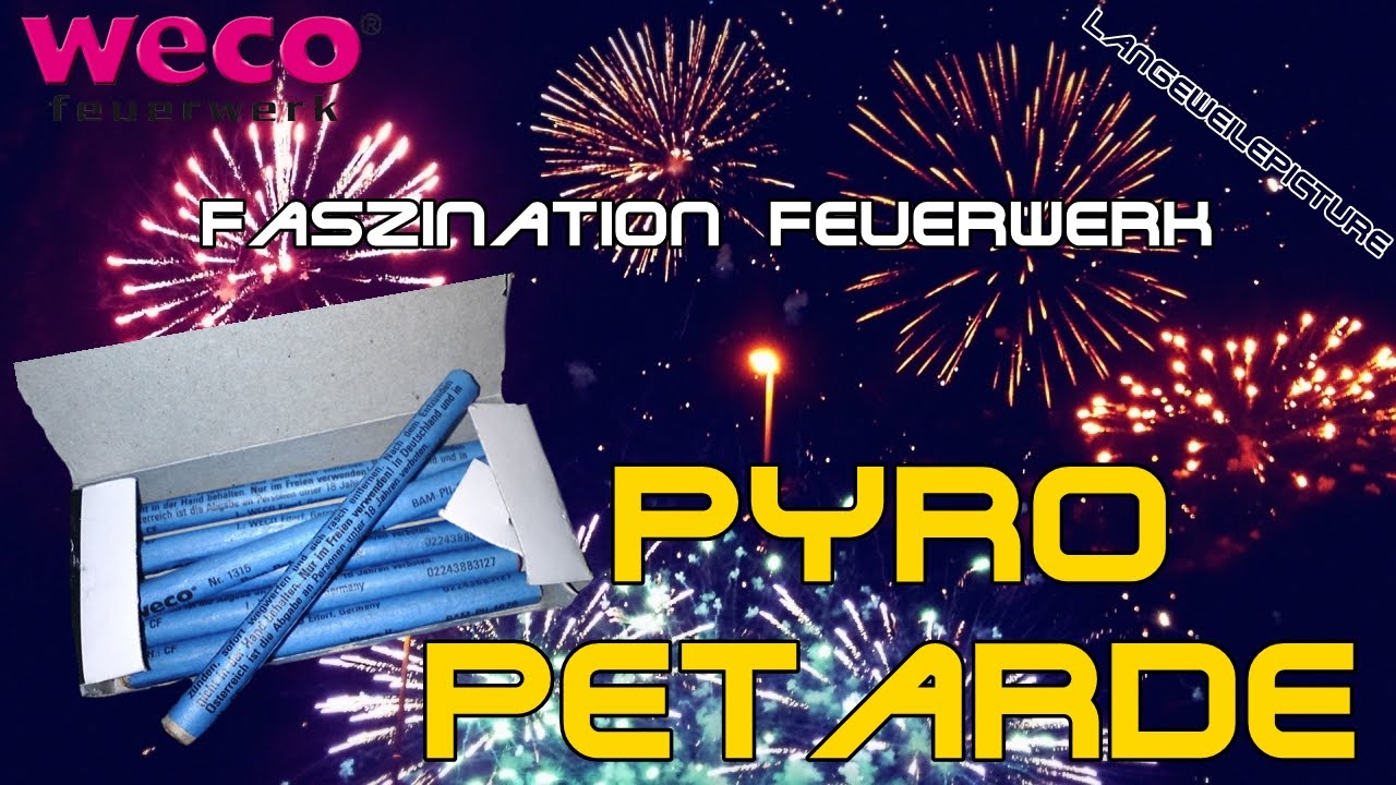 Pyro Petarde - Weco Böller, Knaller mit Reibkopf | © KNALLERBOX 🚀 - YouTube