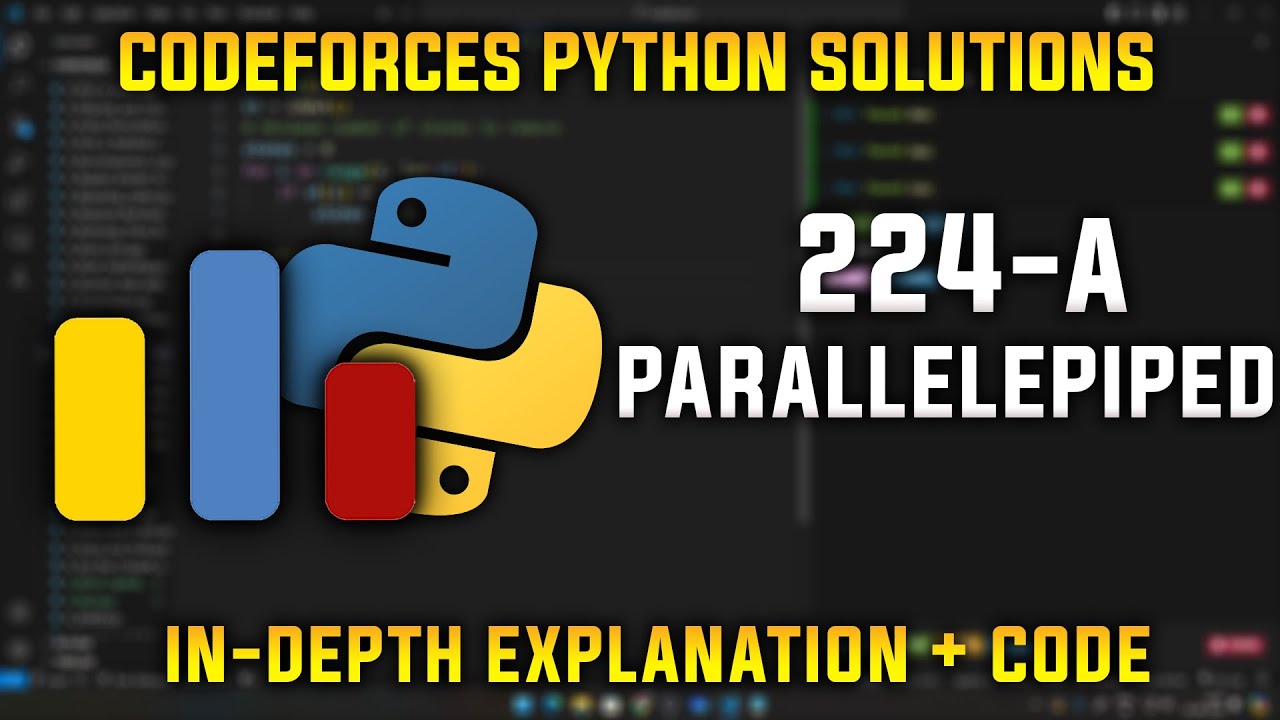 224A | Parallelepiped | Codeforces Python Solutions | Explanation ...