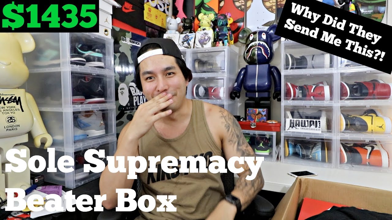 Sole Supremacy Beater Box $1435 "Yeezy 350s and Random Streetwear ...
