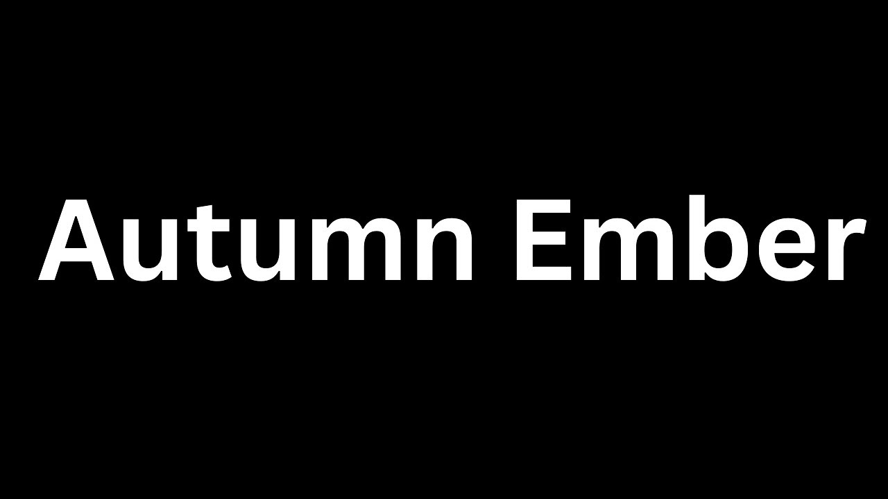 How to Pronounce "Autumn Ember" in English Language?[How to say The ...