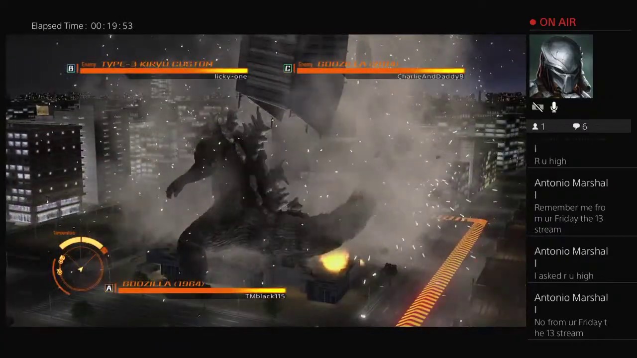 Godzilla PS4 Versus Mode#4 - YouTube