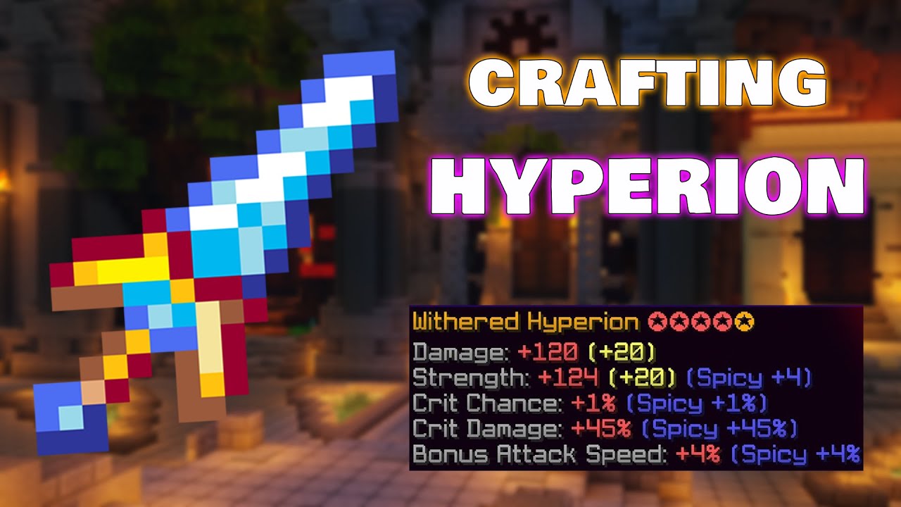 Finally Crafting My first Hyperion in Hypixel Skyblock Hindi || #ayushison #gaming #facecam ...